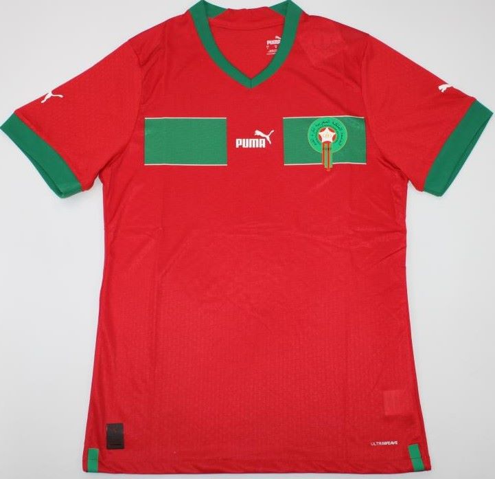 Morocco national team soccer jersey 2021-2022