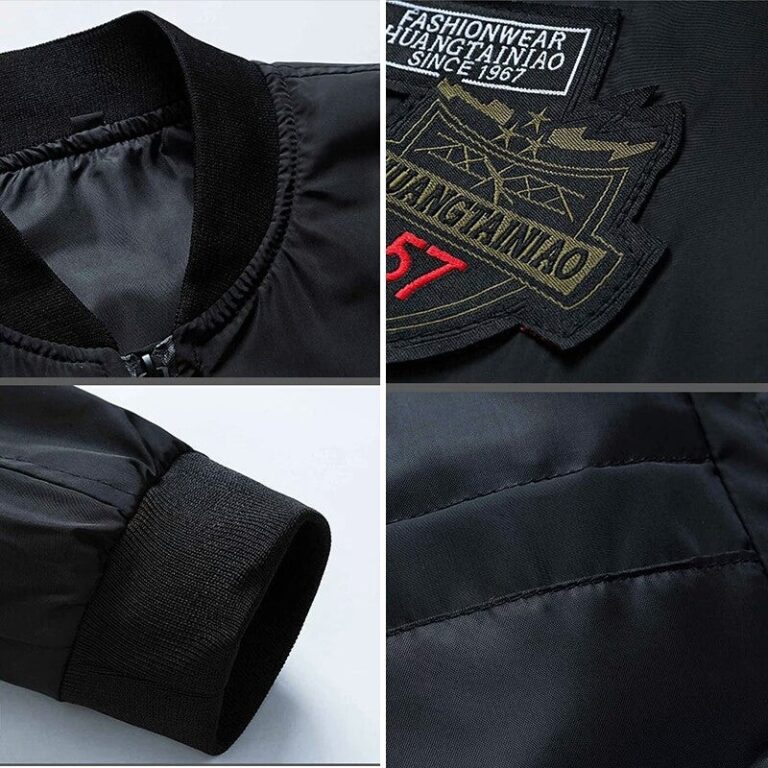 American flag bomber jacket - Official military casual and sports wear ...