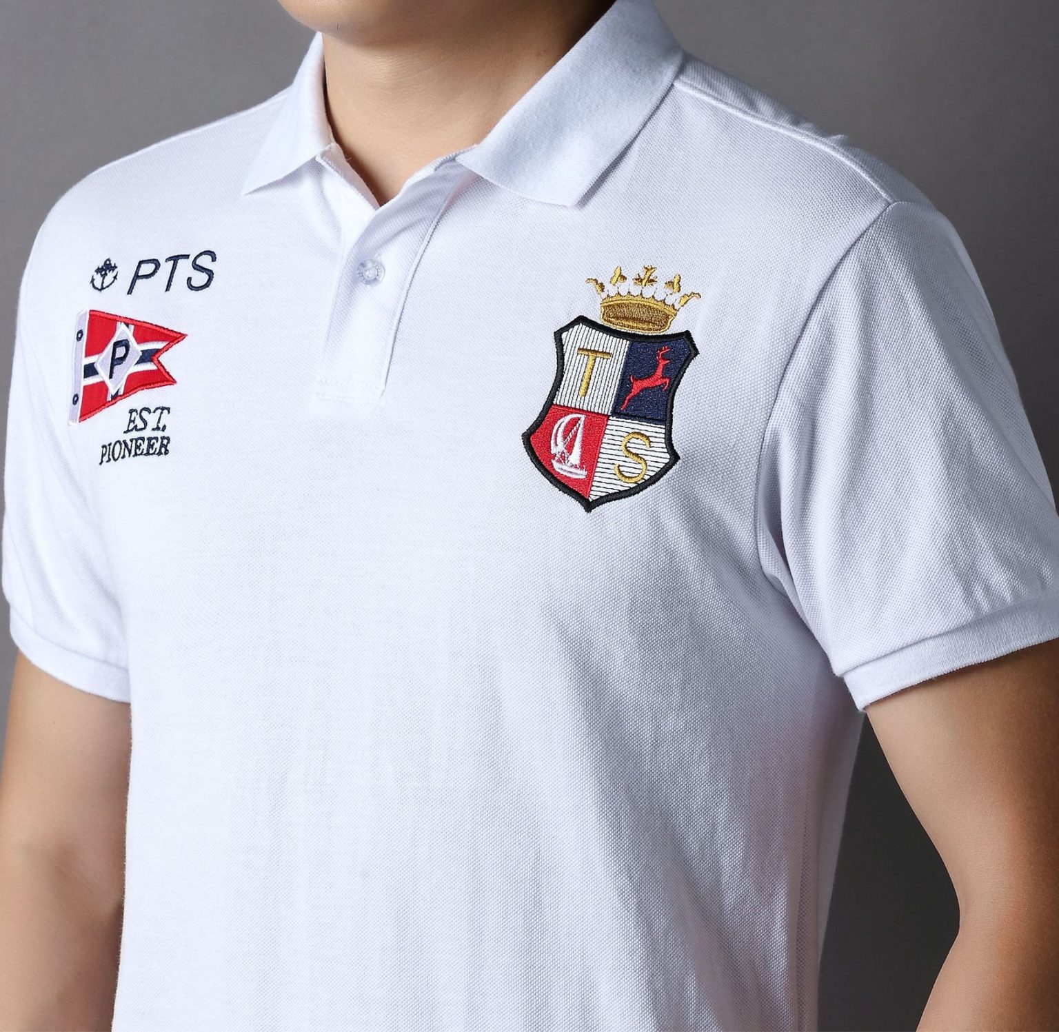Custom slim short sleeved AFS Jeep polo shirt
