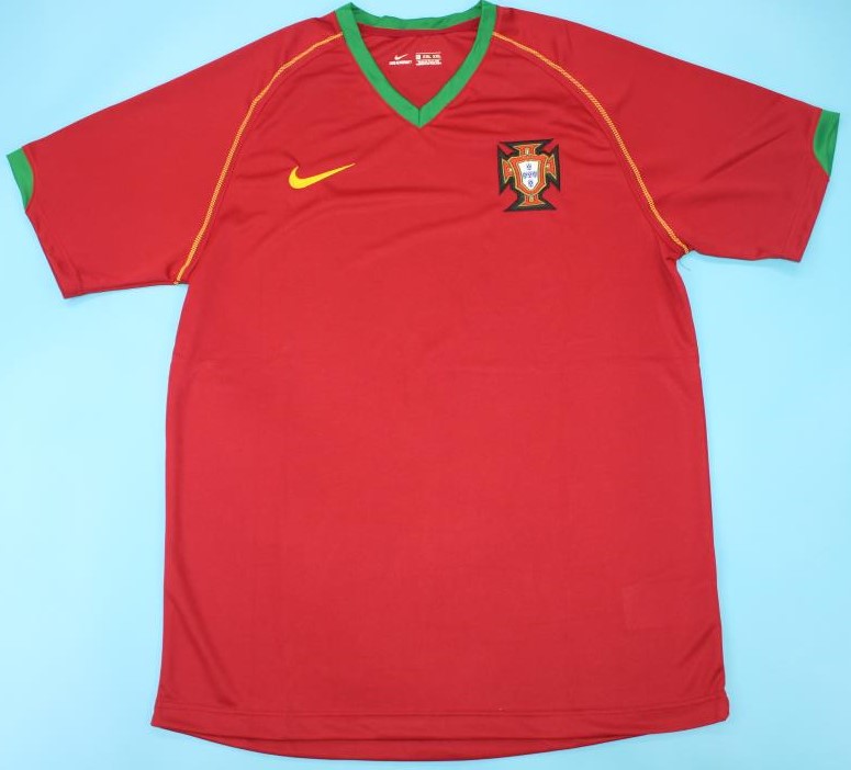 Portugal retro soccer jersey WC 2006