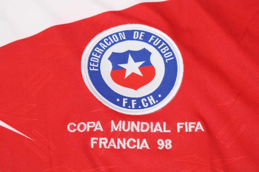 Chile retro soccer jersey World cup 1998
