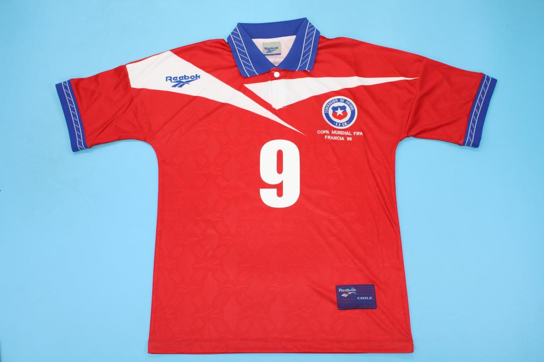Chile retro soccer jersey World cup 1998