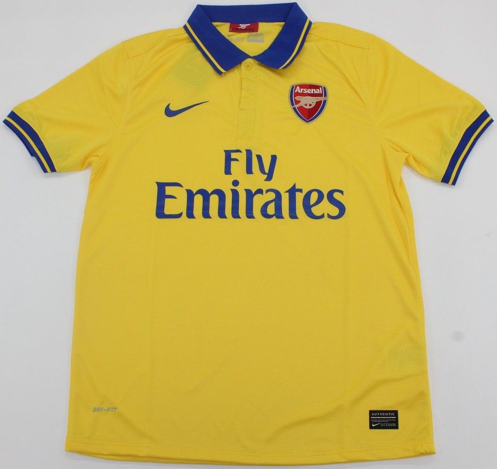 Arsenal Away Jersey 2013/14 retro kit | Jaraguar