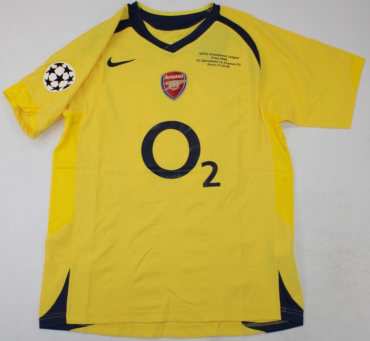 Arsenal 2006 Champions League Final Jersey