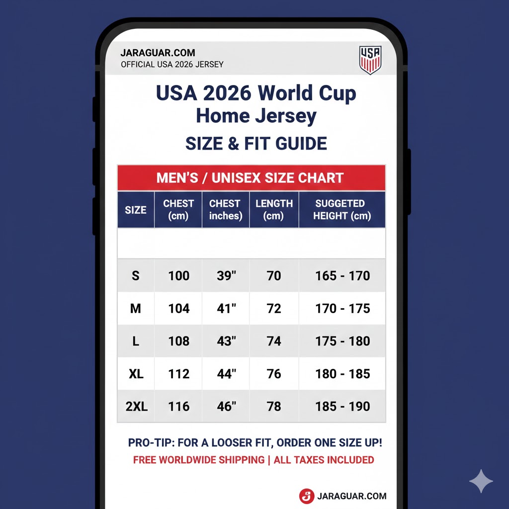 USA 2026 World Cup Home Jersey | Official Nike USMNT "Stars & Stripes ...